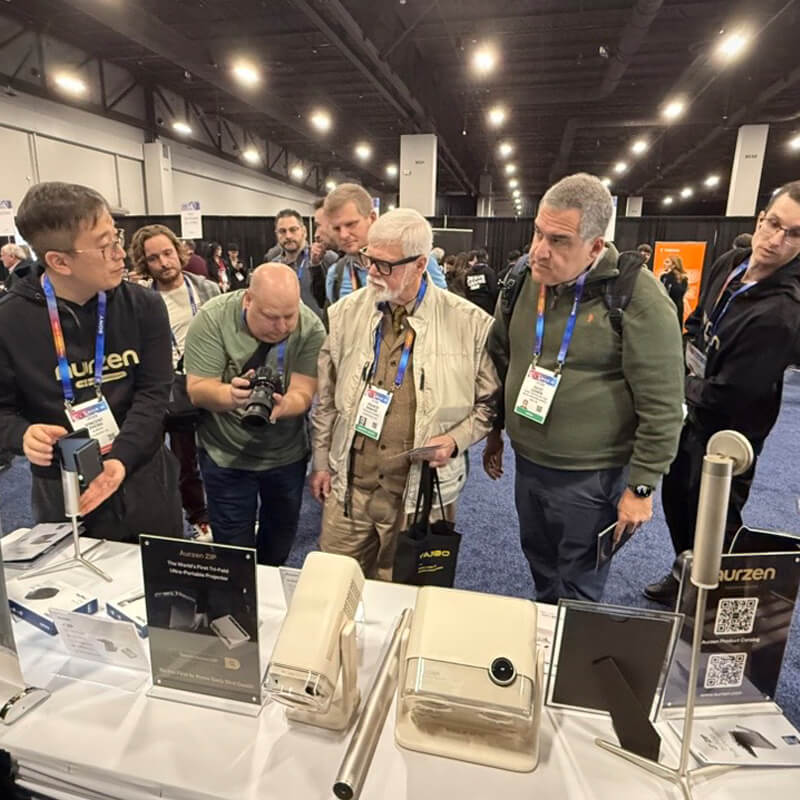 Aurzen Announces World's First Tri-Fold Truly Portable Projector ZIP a