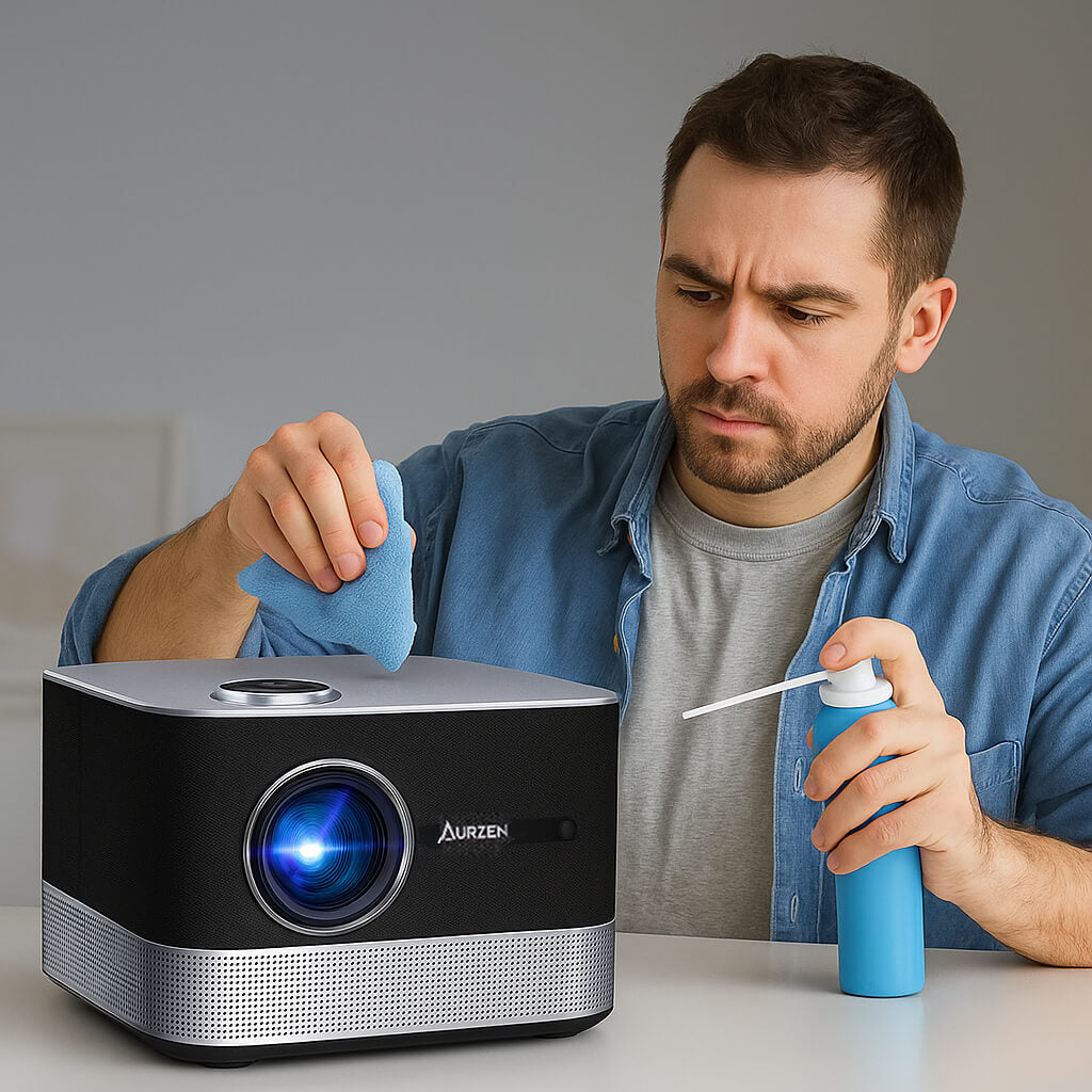 Projector Setup Guide: How to Get the Best Image Quality – Aurzen