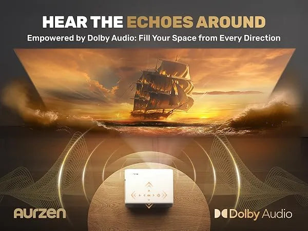 Aurzen EAZZE D1 Portable Smart Projector | 1080p HD | Home Aurzen EAZZE D1 Portable Smart Projector | 1080p HD | Home
